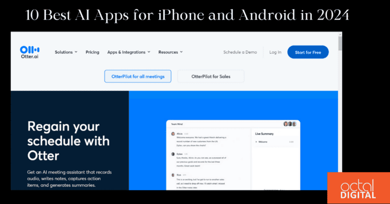10 Best AI Apps For IPhone And Android In 2025 - Octal Digital